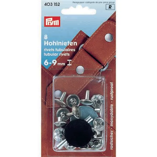 Prym Rivets Tubulaires, argent - Acheter sur LindeHobby