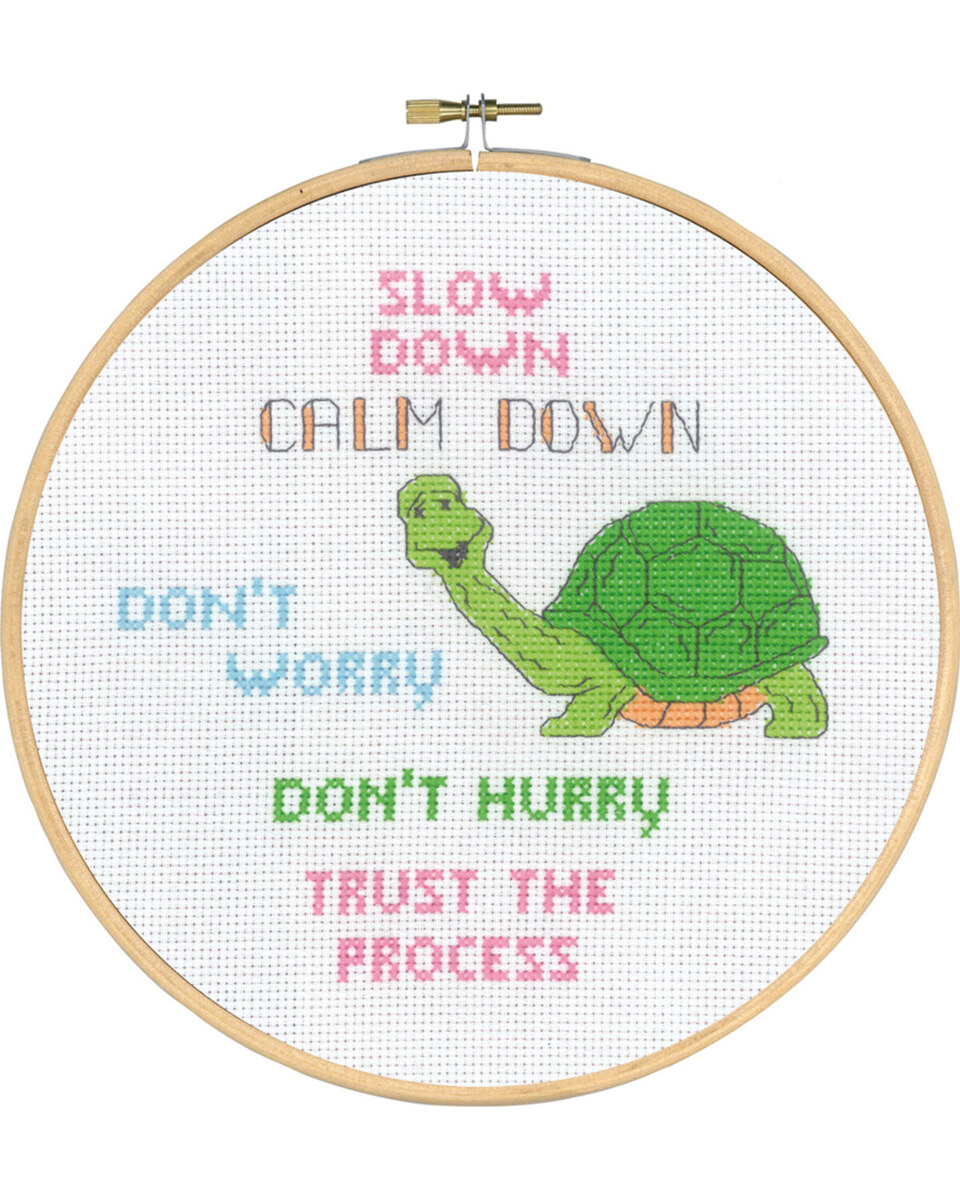 Slow Down kit de broderie 20Ø – Créez du calme avec la broderie ...